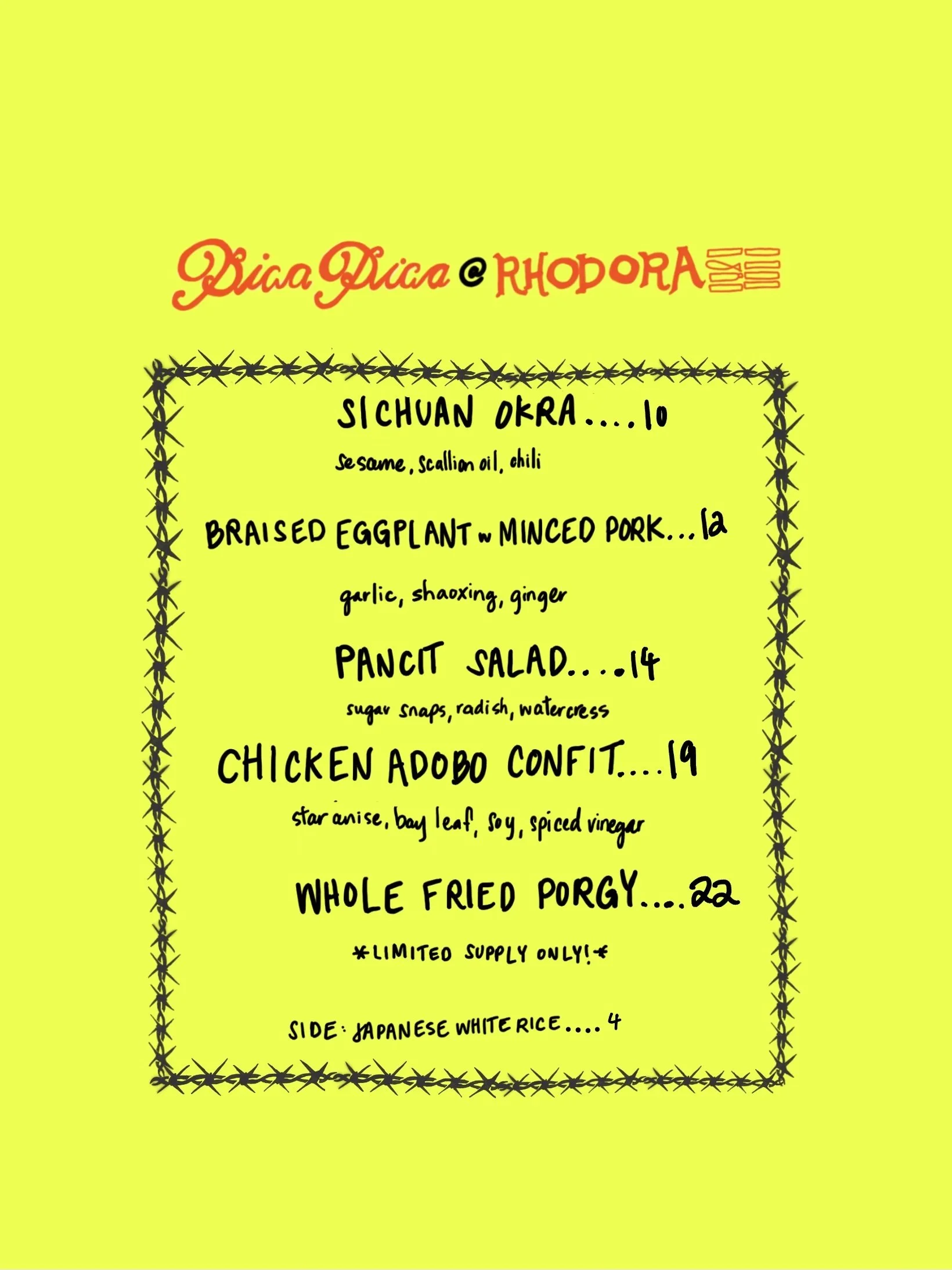 Happenings — rhodora wine bar