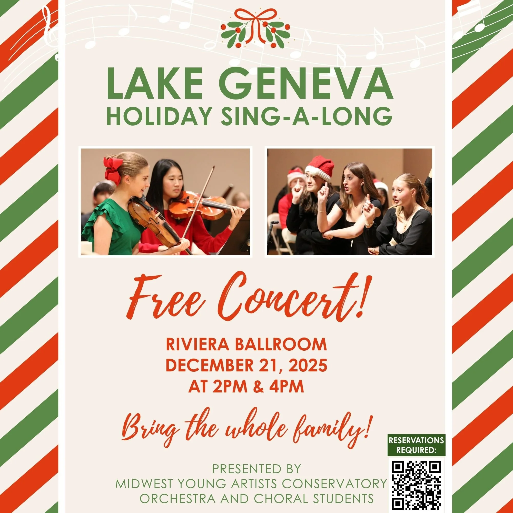 Lake Geneva Holiday Sing-a-Long — Midwest Young Artists Conservatory