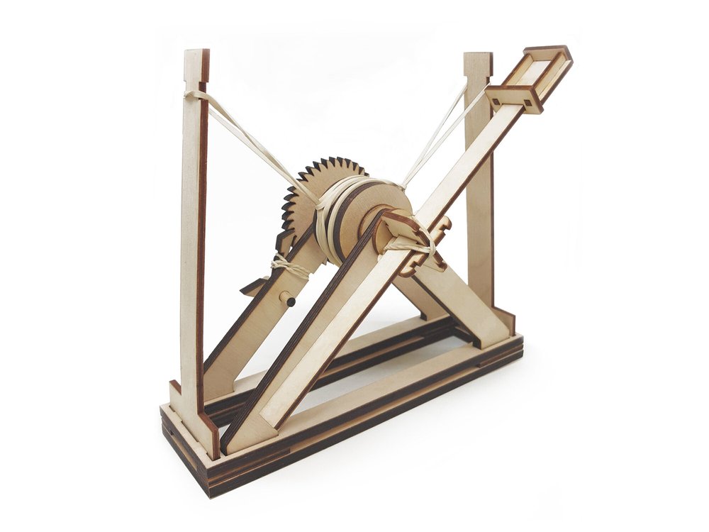 Leonardo Da Vinci Catapult 3D CAD Model Library GrabCAD, 46% OFF