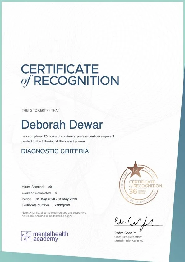 MH Certifications — 2464 Mental Health Coach