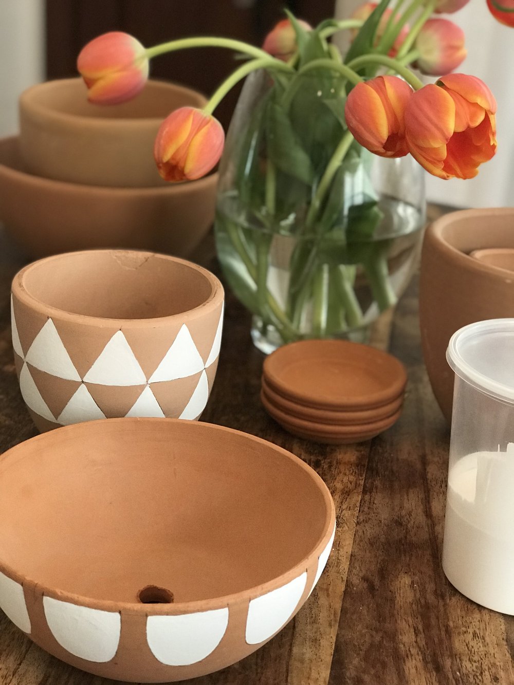 DIY: Painted Pots — Blanco Bungalow