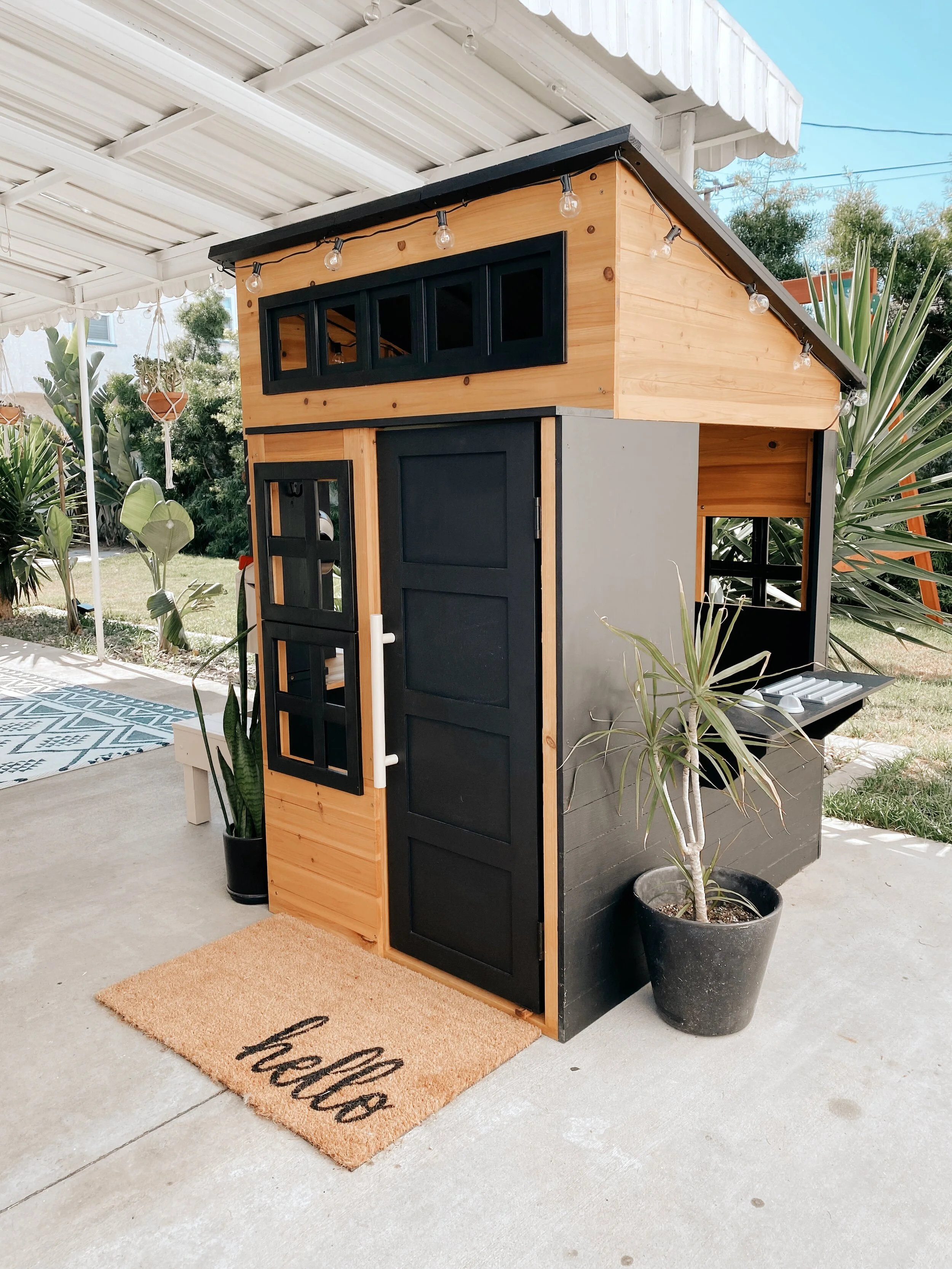Coyote's Clubhouse: A DIY Modern Playhouse — Blanco Bungalow