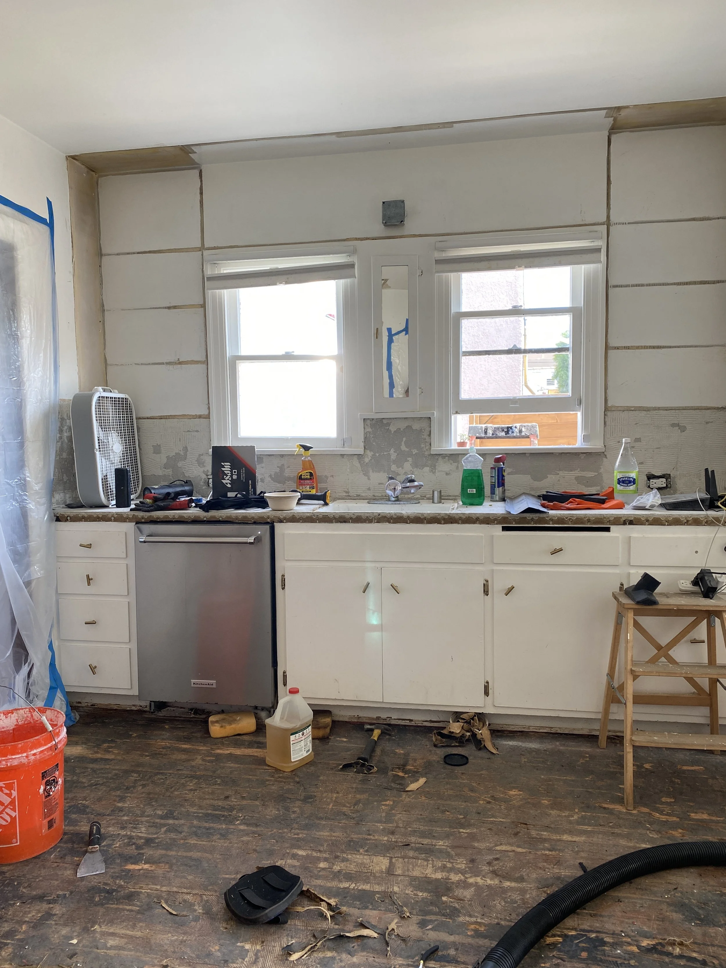 Our Spanish Bungalow Kitchen Renovation: Week 1 — Blanco Bungalow