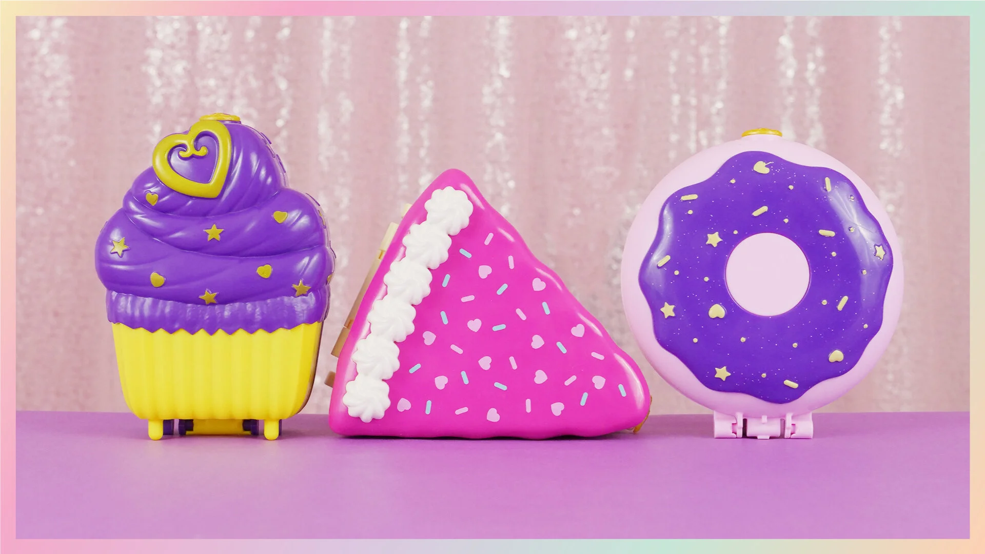 Polly Pocket Big Pocket World: Sweet Treat Cupcake, Donut Pajama Party ...
