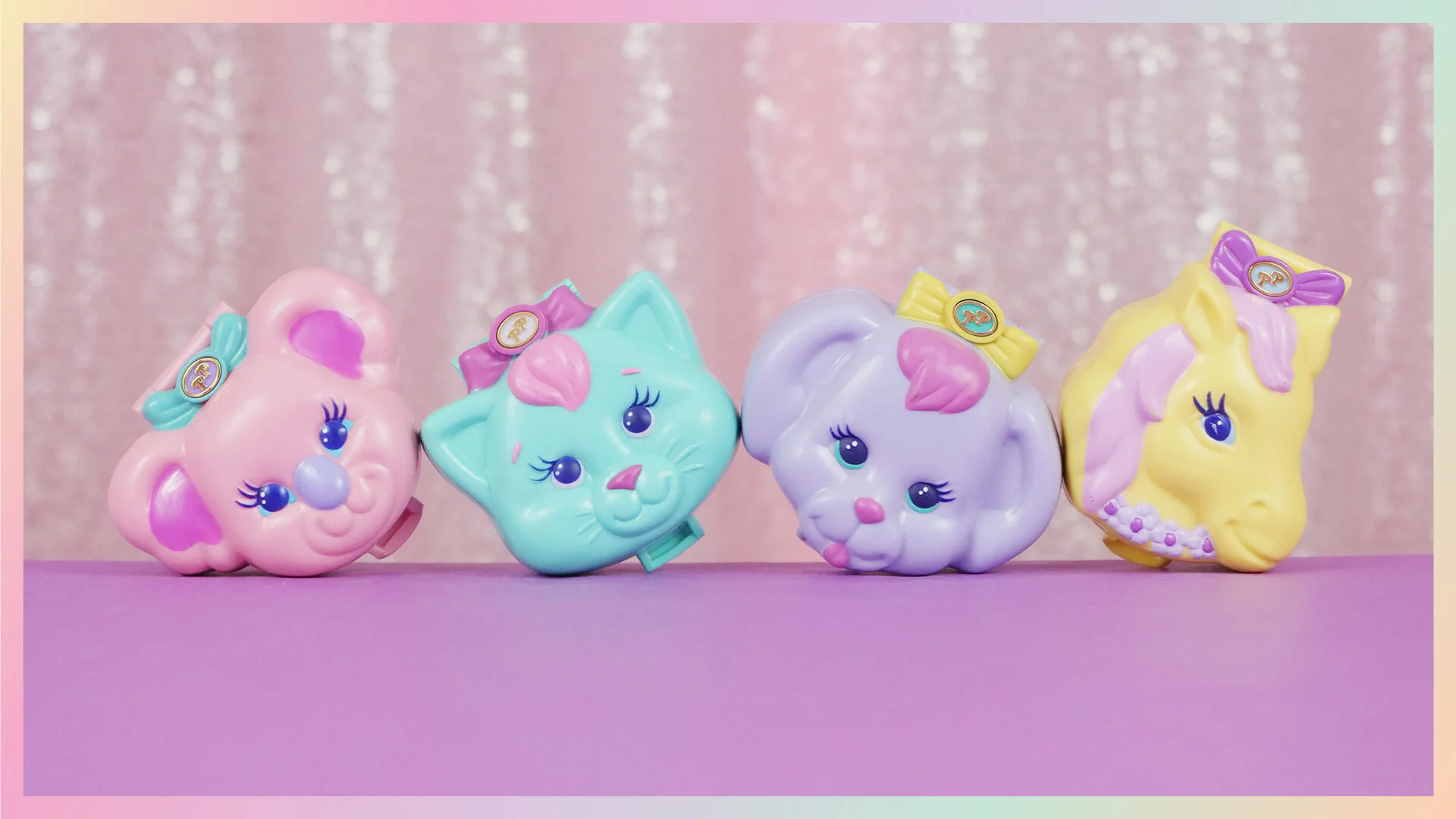 Polly Pocket Pet Parade 1993-1994: Puppy, Kitty, Koala, Pony | Kerchie