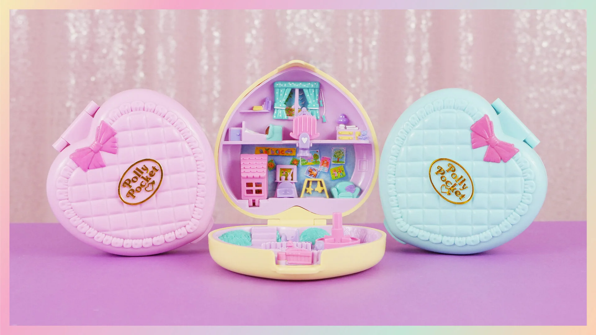 Polly Pocket Quilted Hearts 1994: Babytime Fun, Perfect Playroom ...