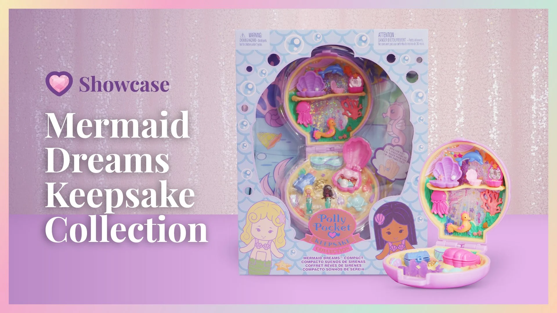 SHOWCASE Polly Pocket Keepsake Collection: Mermaid Dreams | Kerchie