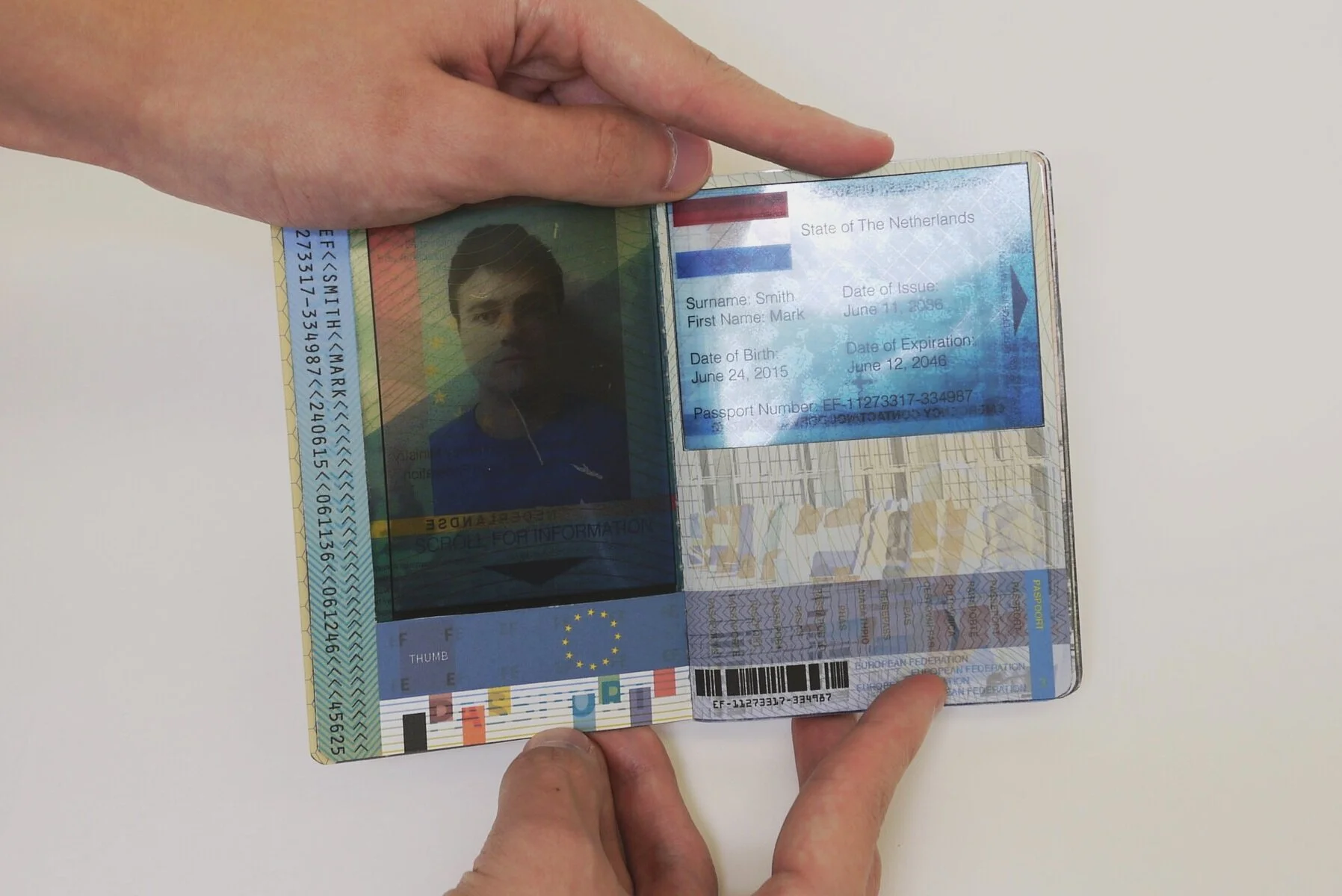 Passport Information Page