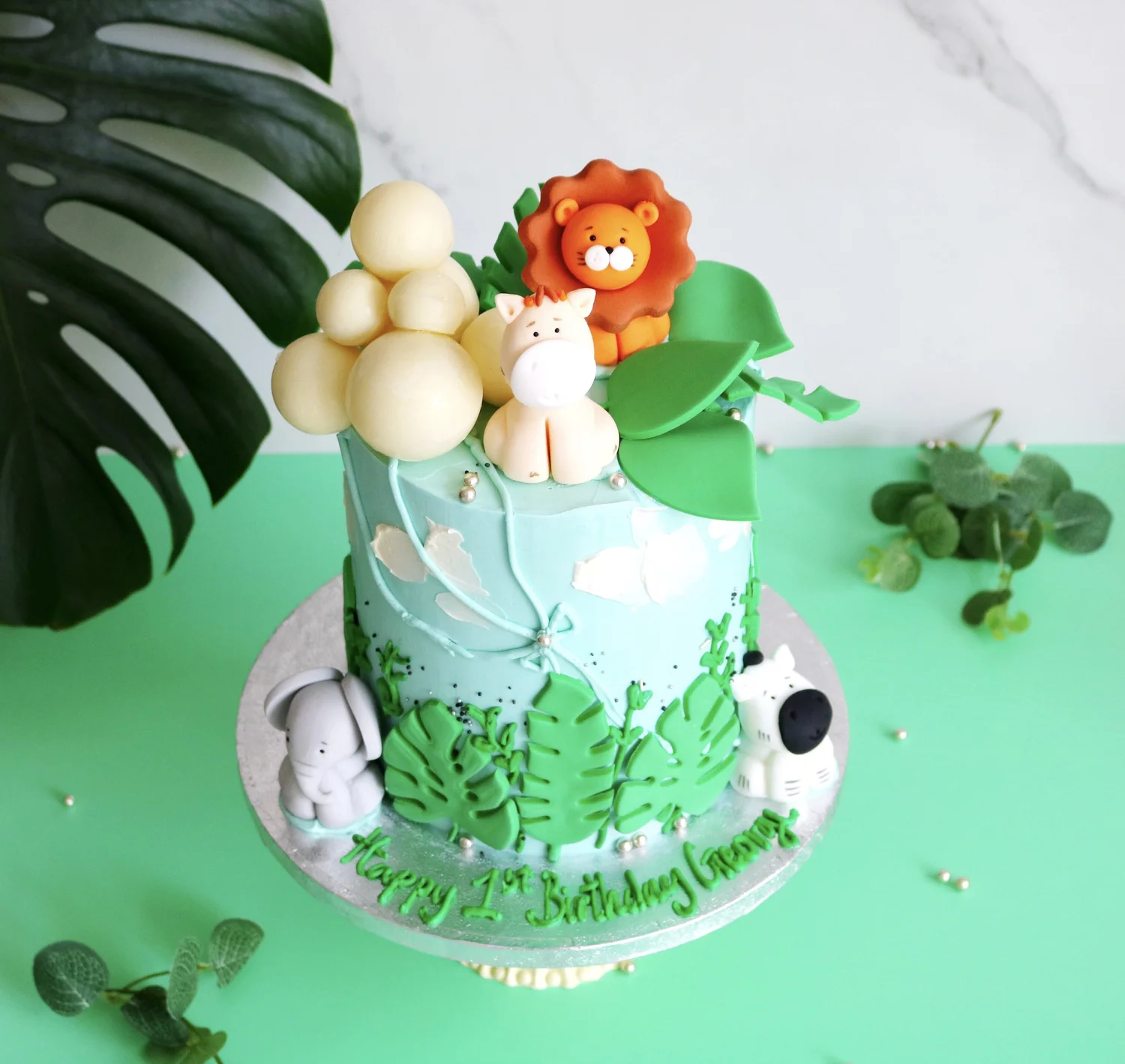 Jungle Adventure Birthday Cake For Children | Em Cakes