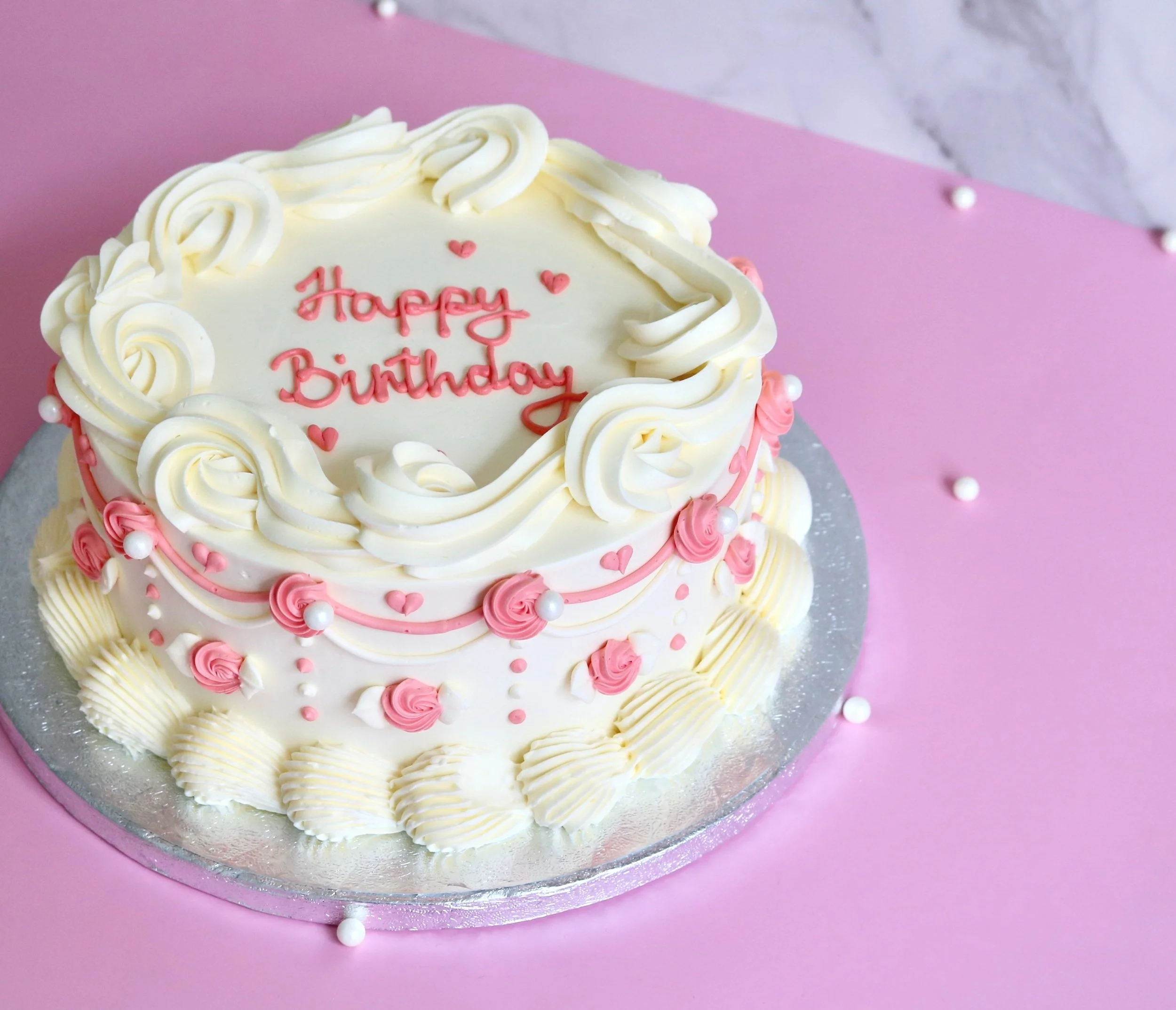 Charming Vintage Tiered Cake | Em Cakes | Em Cakes