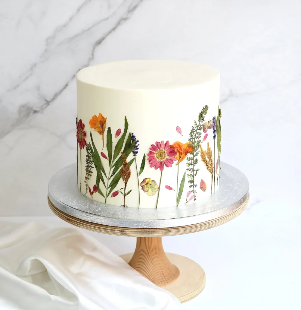 Two Tiered Naked Cake | Wedding Cake London | Em Cakes