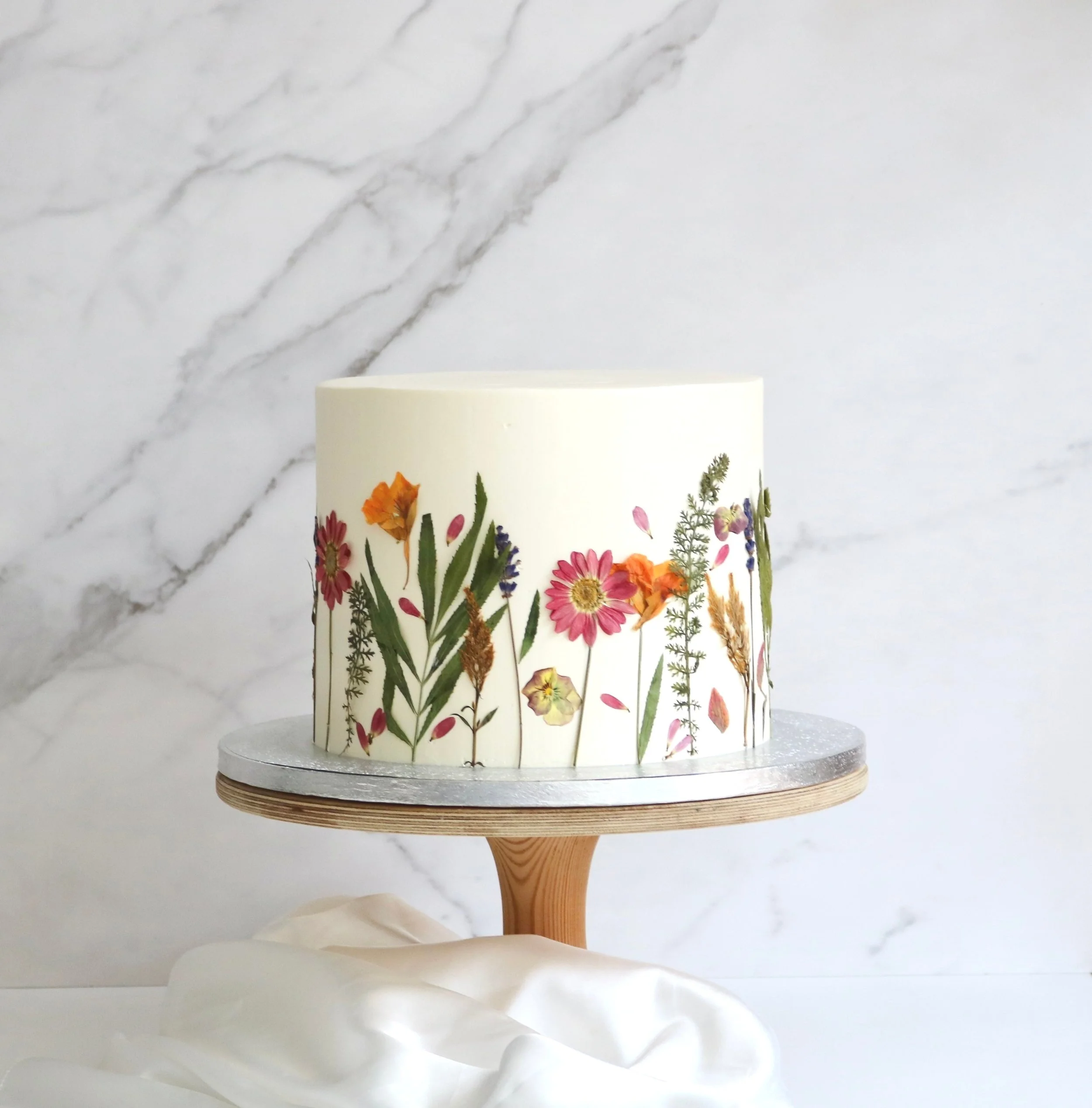 Millie | 3 Tiered Vintage Wedding Cake | Em Cakes