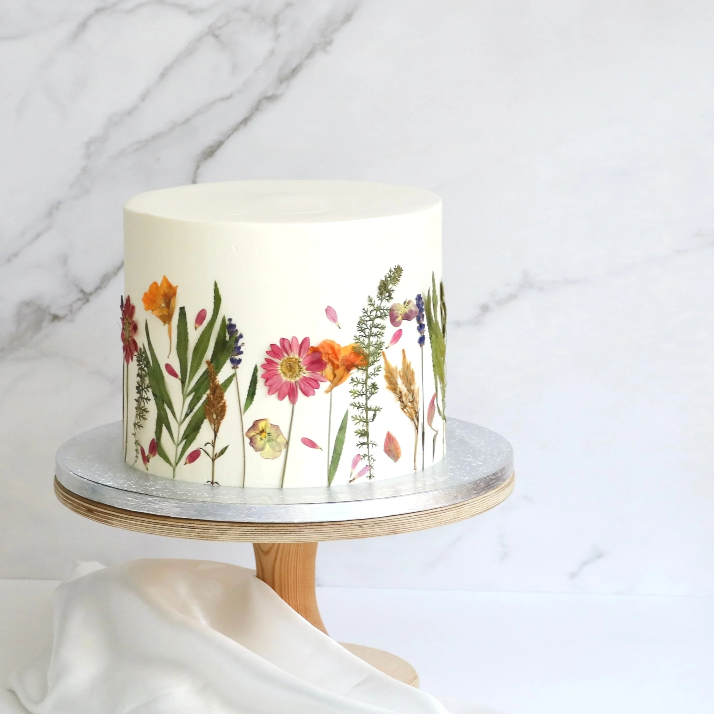 Millie | 3 Tiered Vintage Wedding Cake | Em Cakes