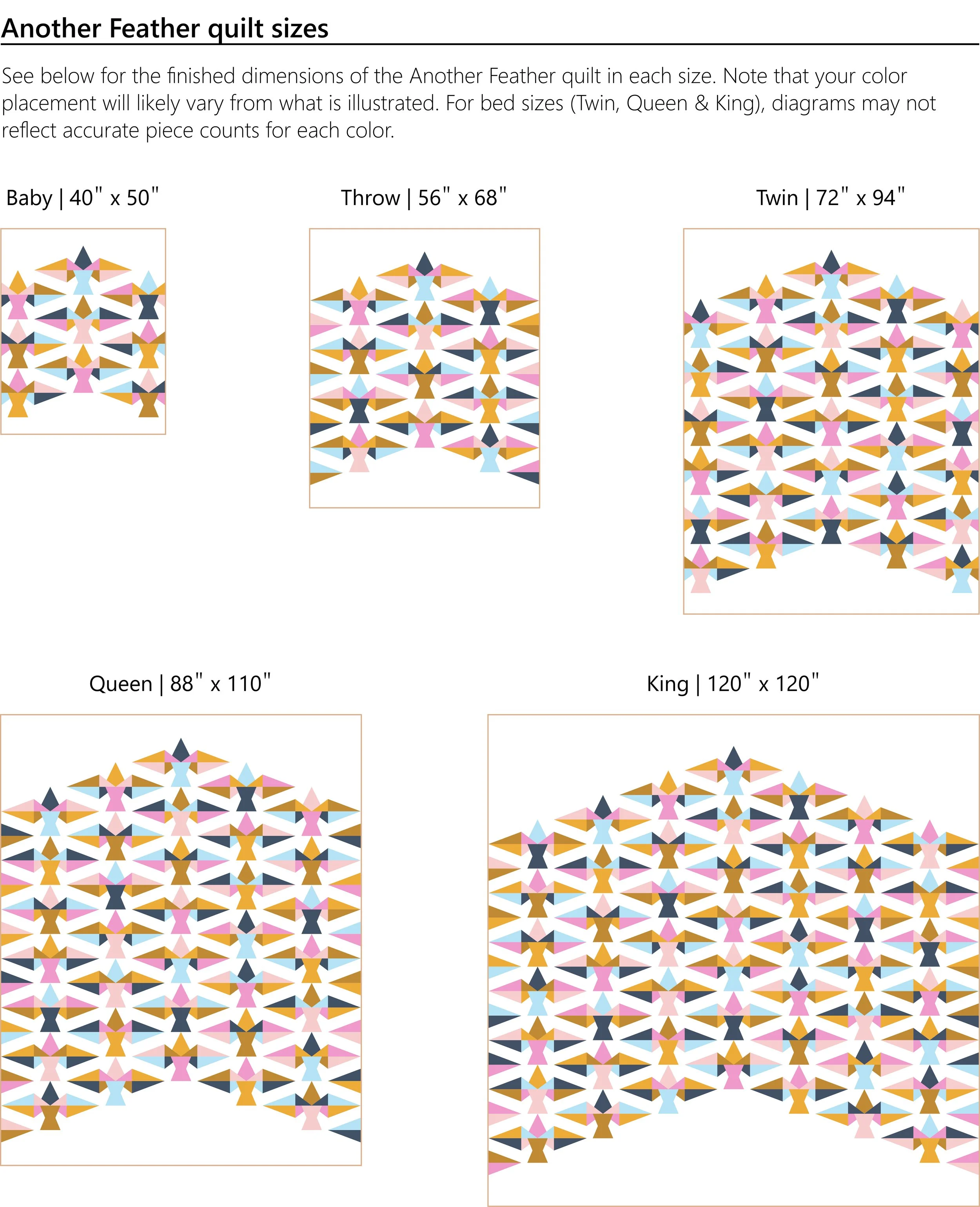 Another Feather Quilt Pattern (Download) — Eudaimonia Studio