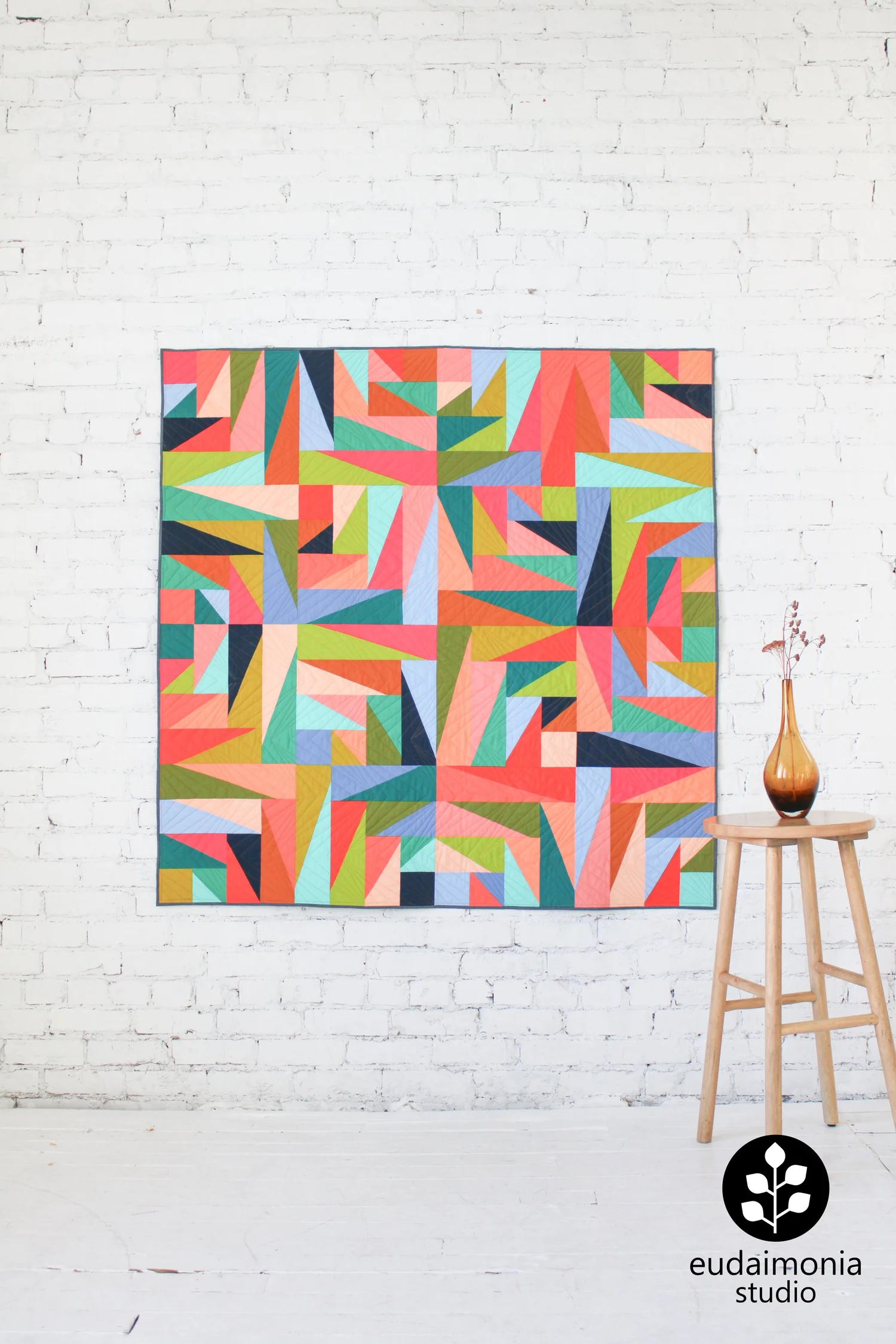 Repair Quilt - Scrappy Rainbow Version — Eudaimonia Studio
