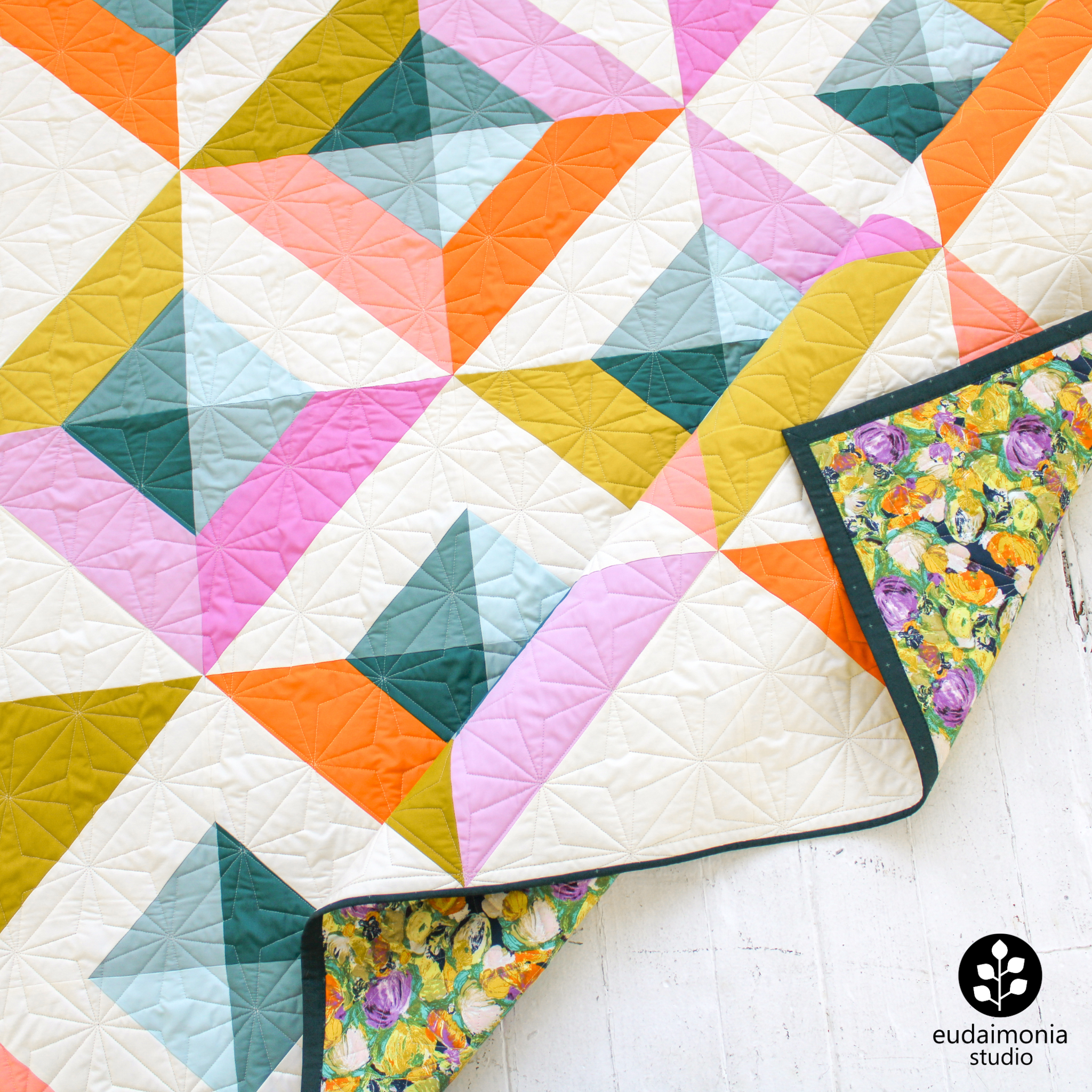 Introspection Quilt - AGF Brights Version — Eudaimonia Studio