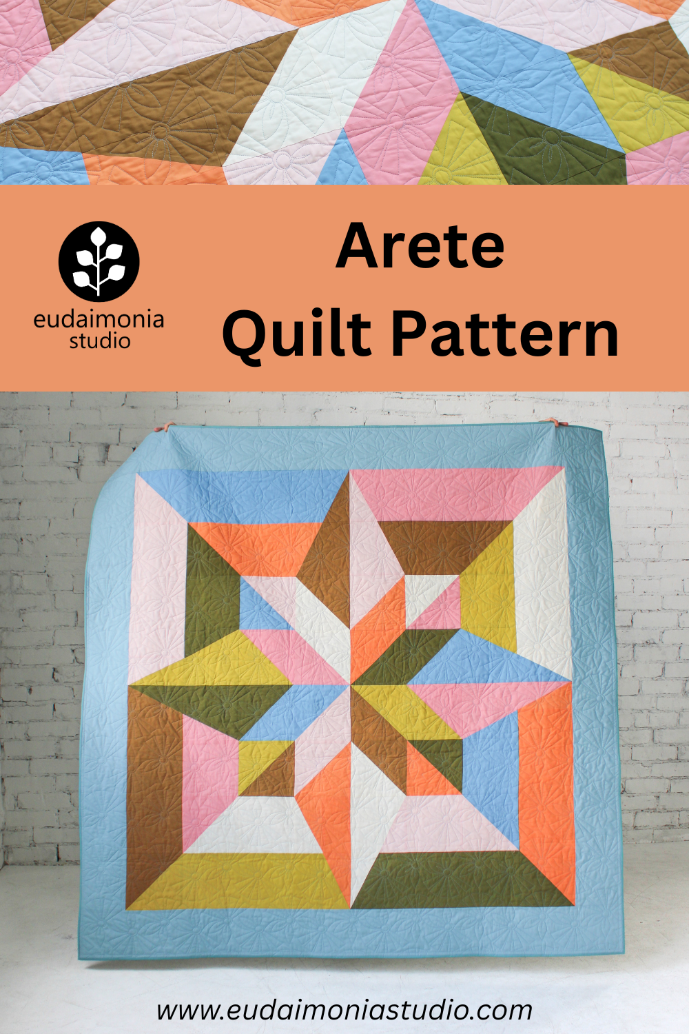Arete Quilt - Sunny Afternoon Version — Eudaimonia Studio