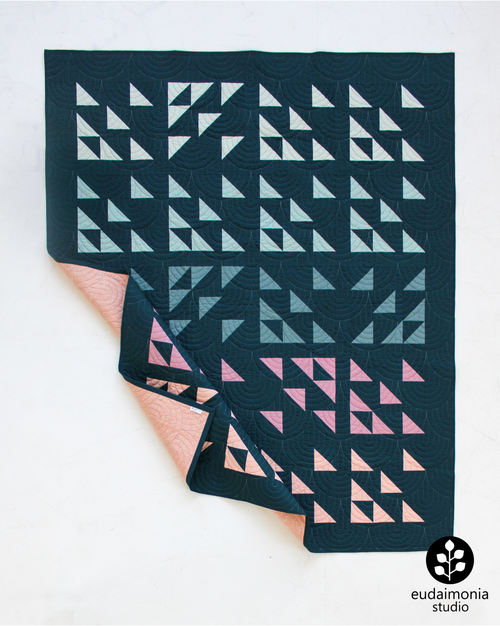 Untethered Quilt - Dark Version (Free Pattern!) — Eudaimonia Studio