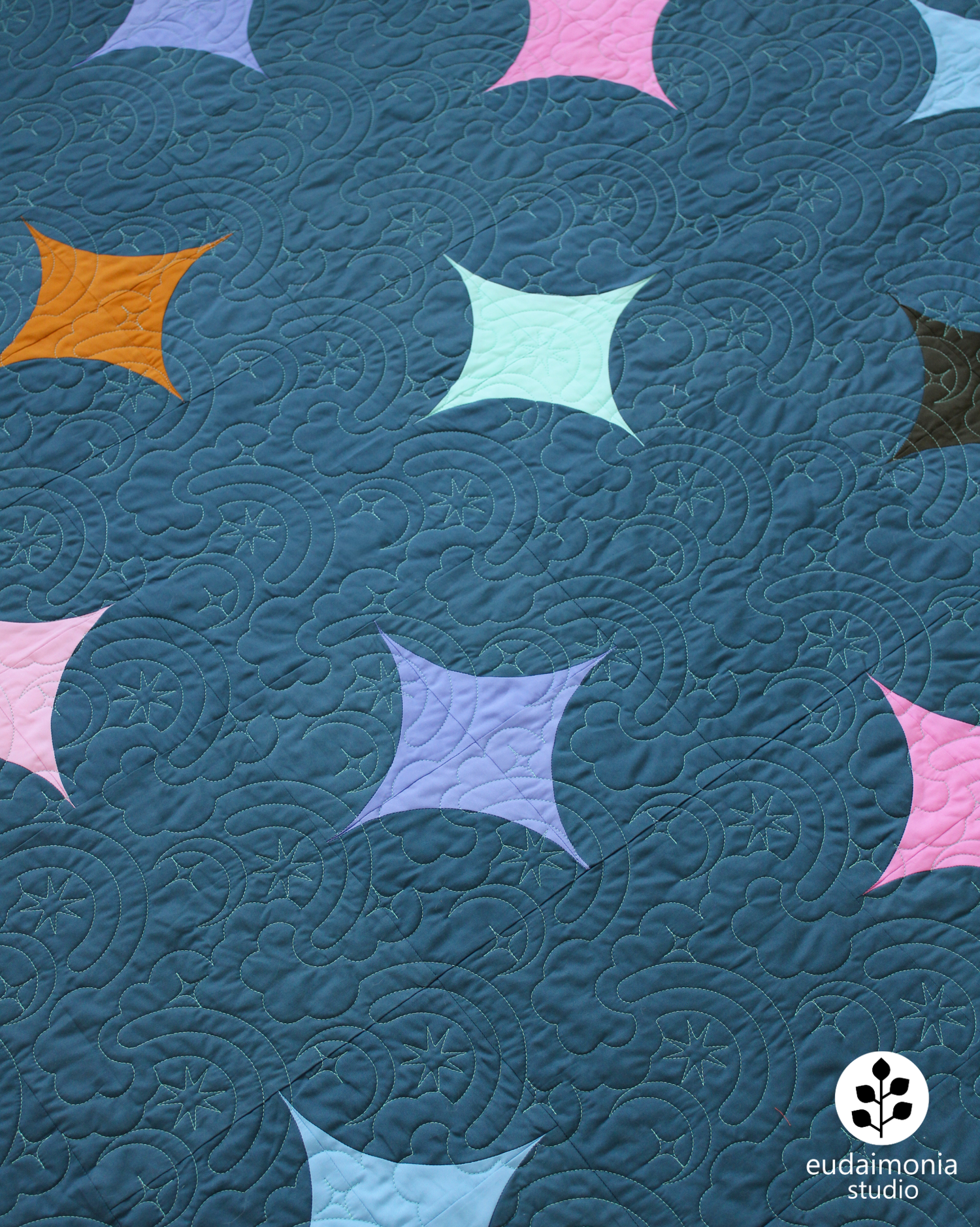 Wonderment Quilt - Night Sky Version — Eudaimonia Studio