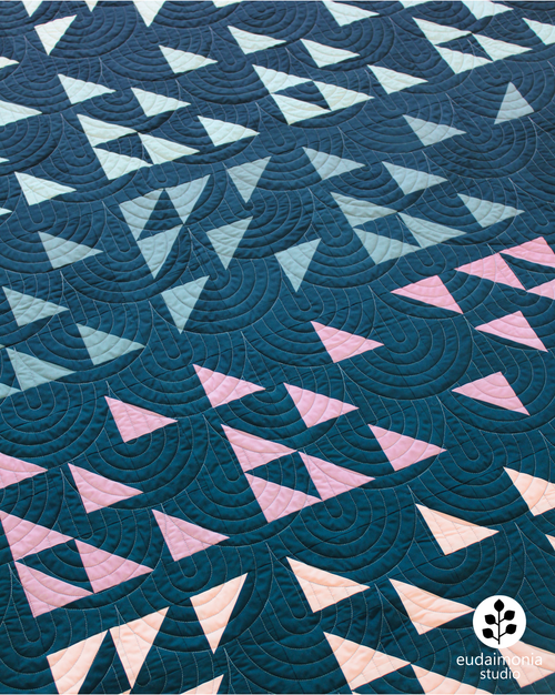 Untethered Quilt - Dark Version (Free Pattern!) — Eudaimonia Studio