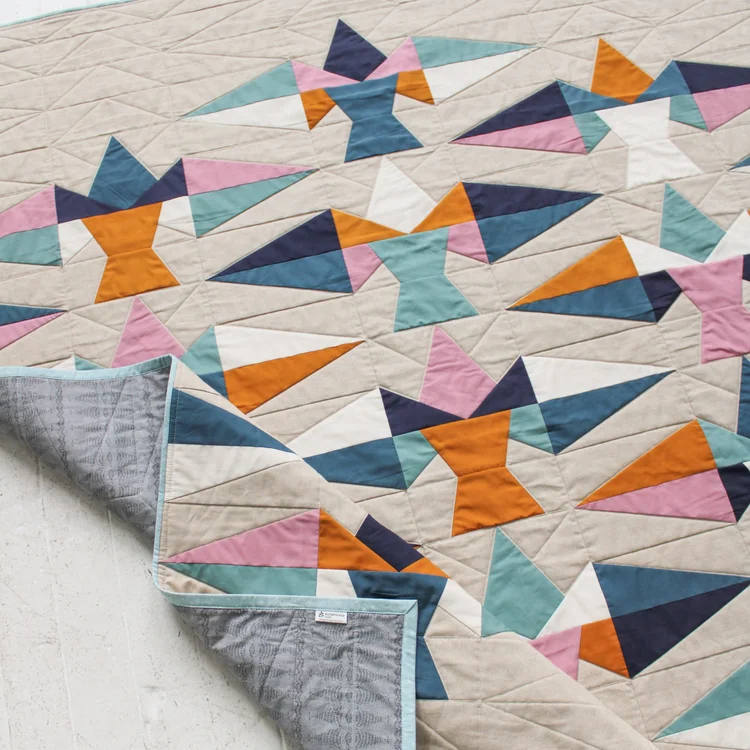Currents Quilt Pattern (Download) — Eudaimonia Studio