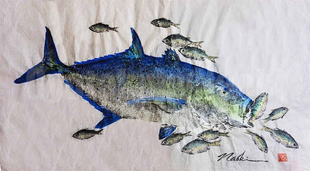 Unframed Originals — Gyotaku By Naoki