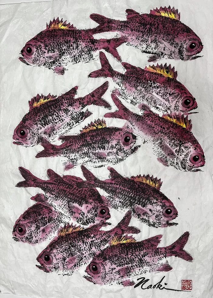 Unframed Originals — Gyotaku By Naoki