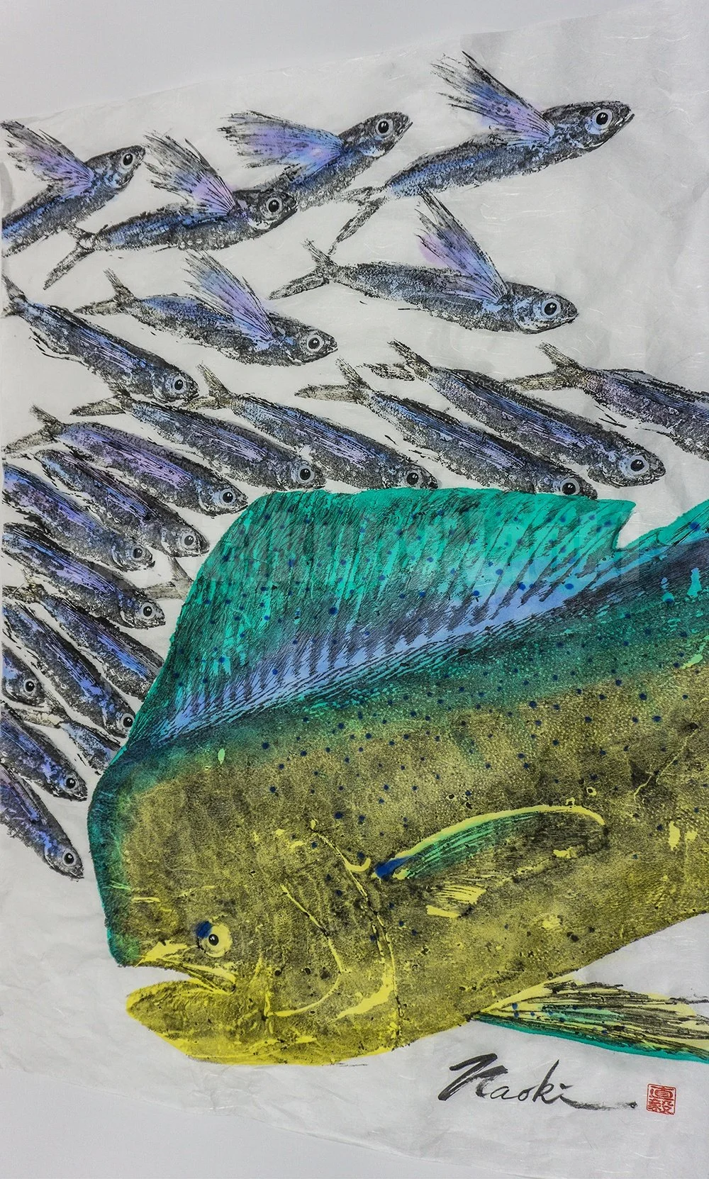 Unframed Originals — Gyotaku By Naoki