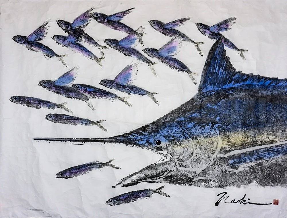 Unframed Originals — Gyotaku By Naoki