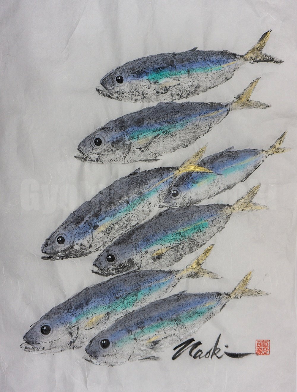 Unframed Originals — Gyotaku By Naoki