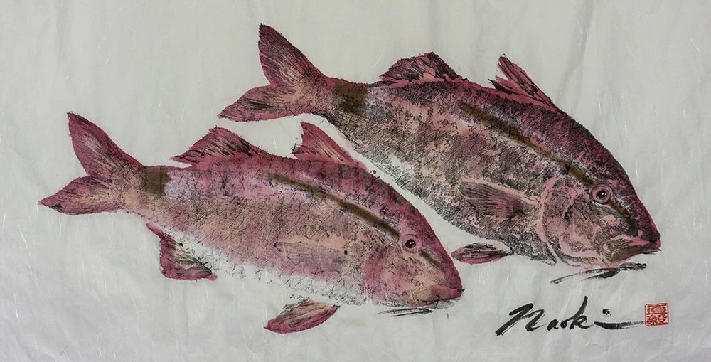 Unframed Originals — Gyotaku By Naoki