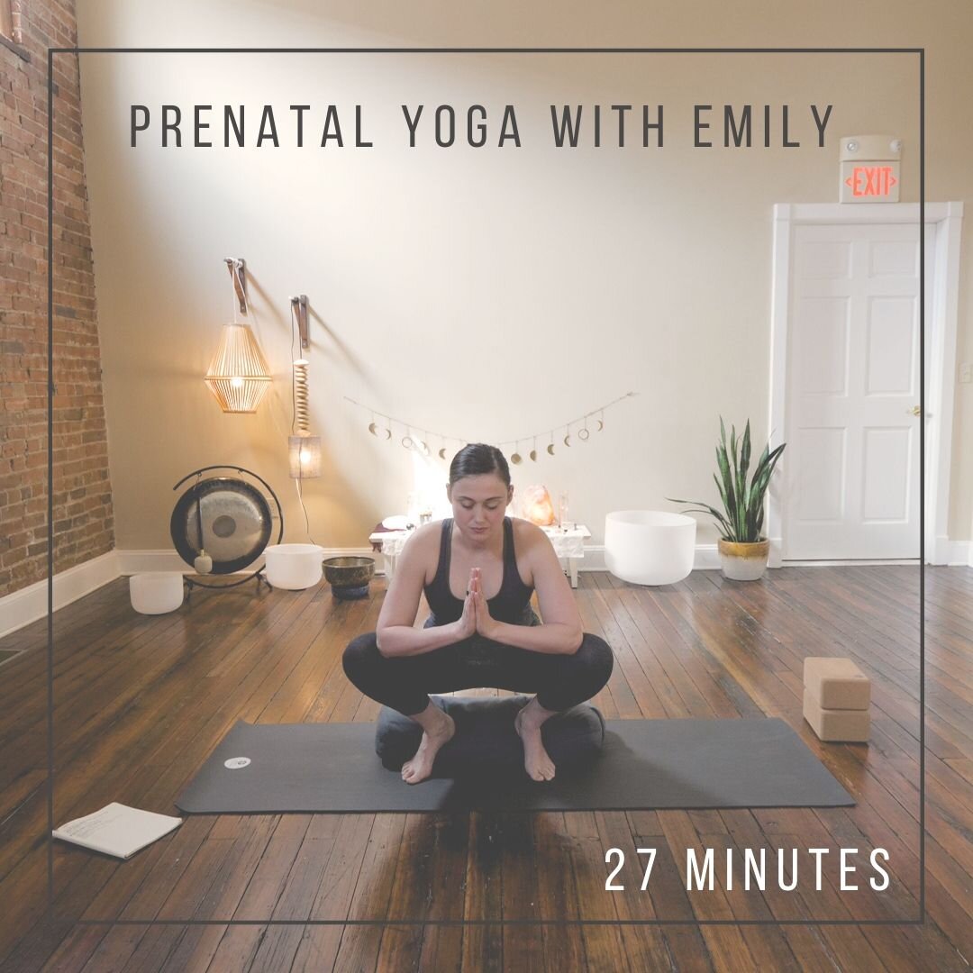 Prenatal Yoga with Emily (27 min) — Soulside Healing Arts