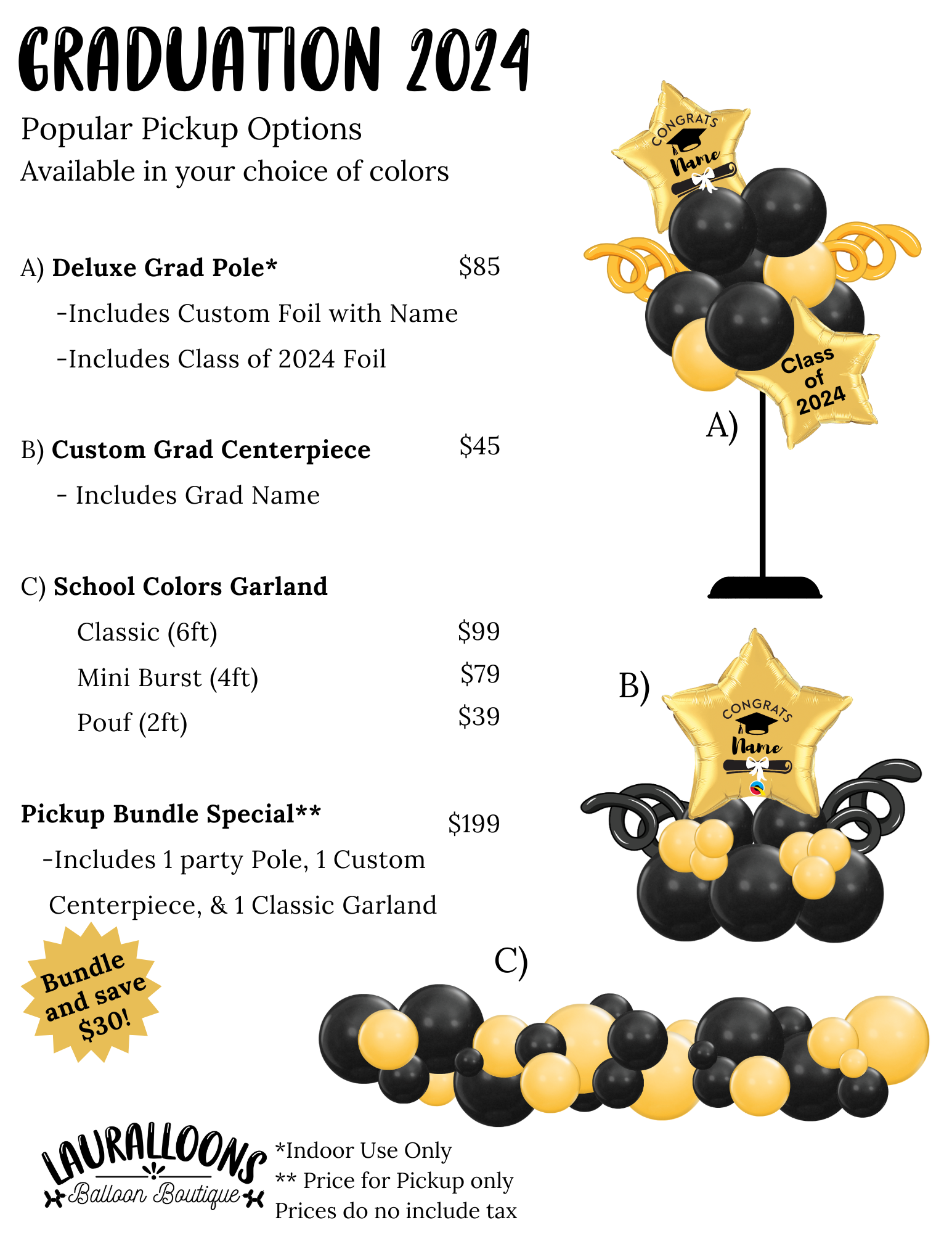 Graduation Balloons — Lauralloons