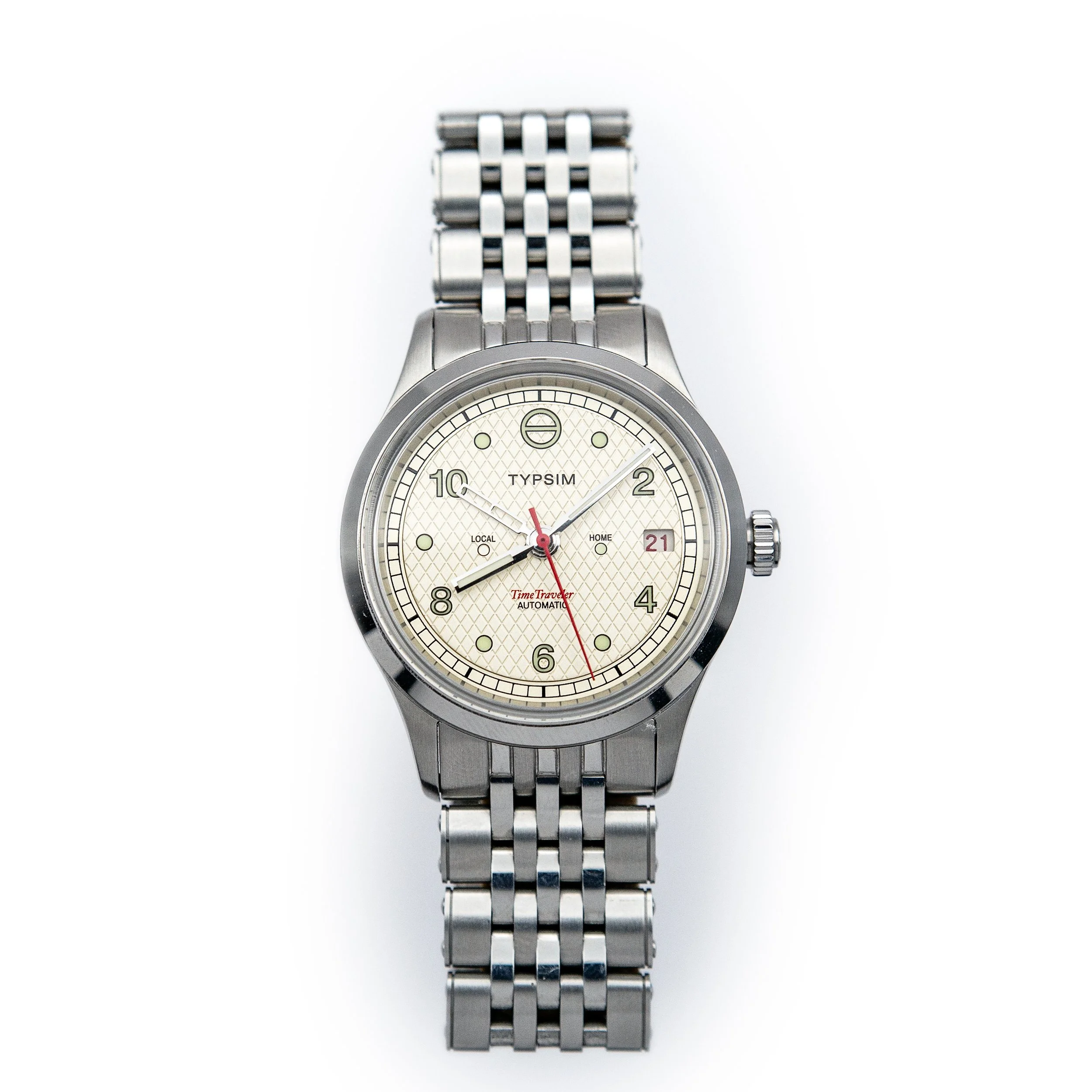 Typsim Watches TimeTraveler Dual Time Watch — Typsim Watches