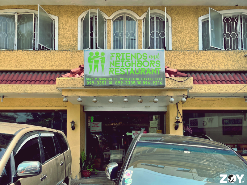 Friends and Neighbors Restaurant (Poblacion, Makati City): Serving ...