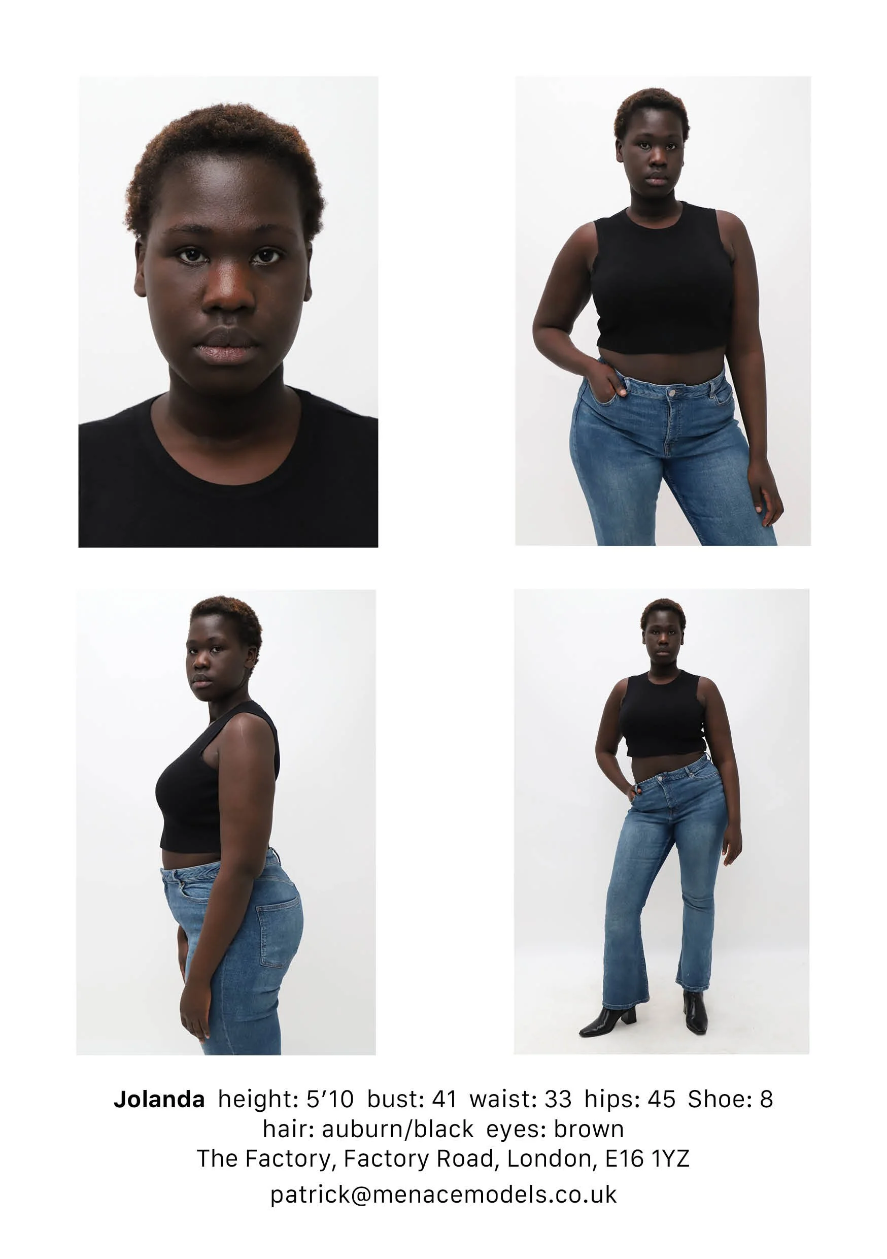 Jolanda — Menace Models | Model Agency In London