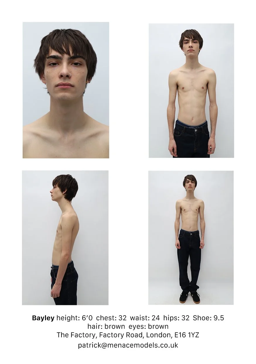 Bayley — Menace Models | Model Agency In London
