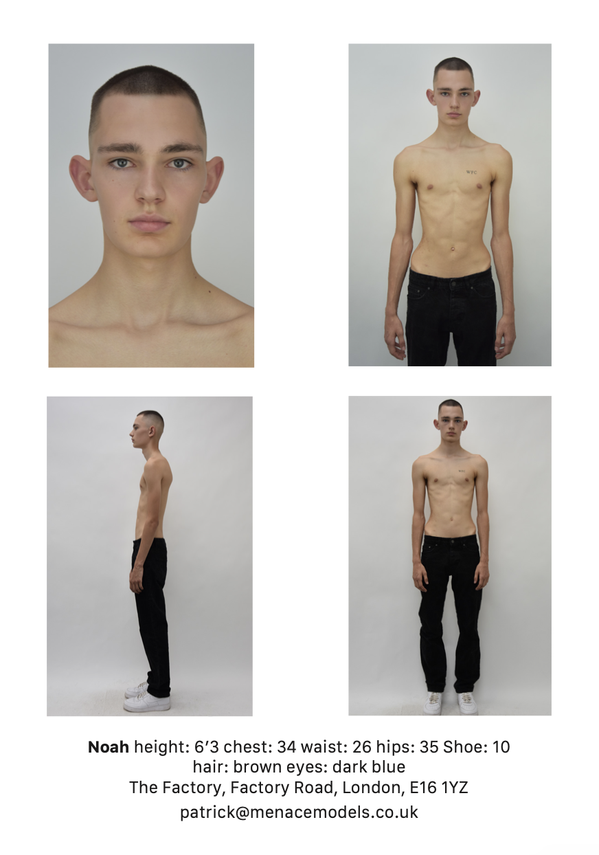 Noah — Menace Models | Model Agency In London