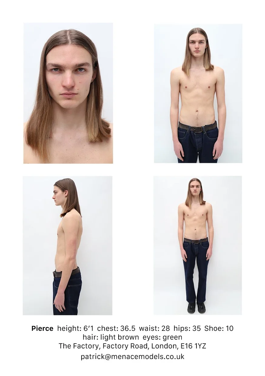 Pierce — Menace Models | Model Agency In London