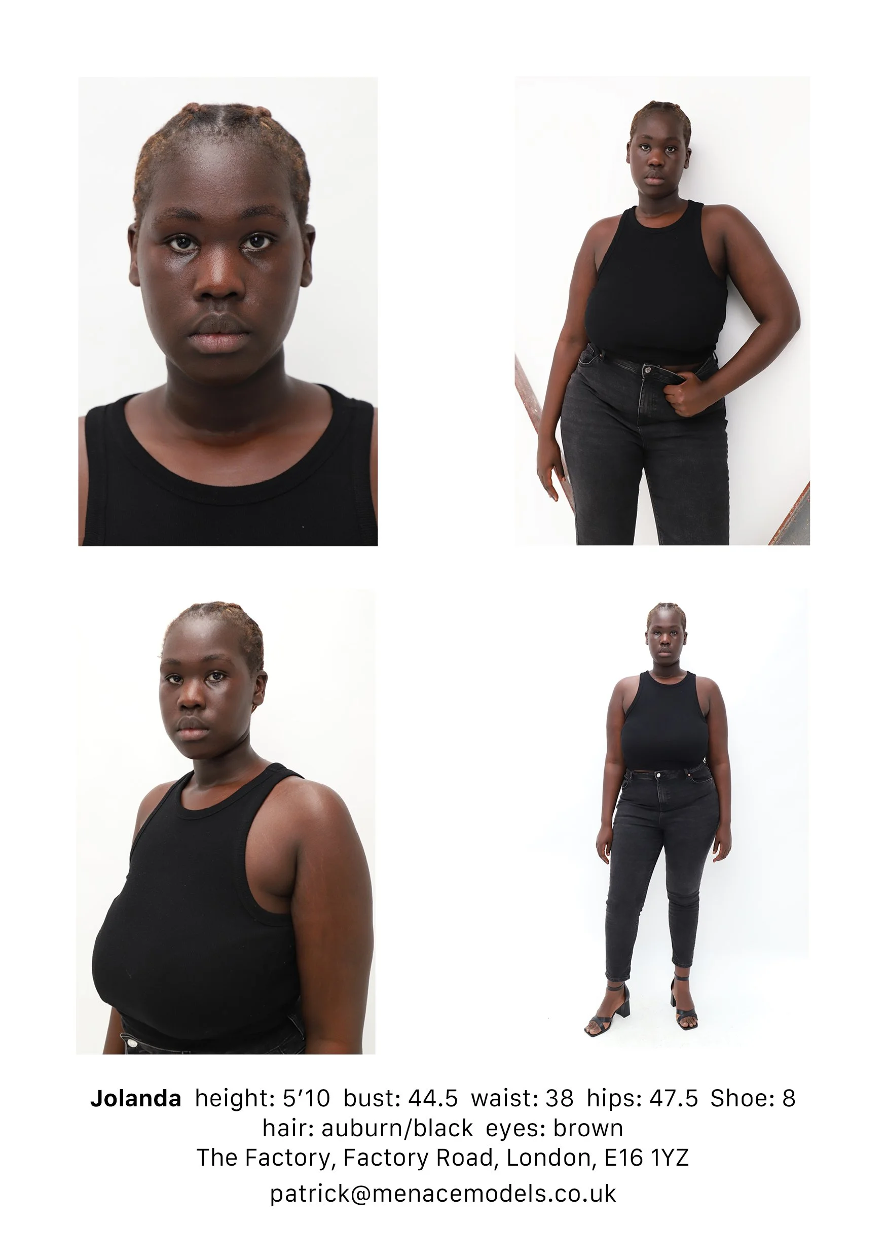 Jolanda — Menace Models | Model Agency In London