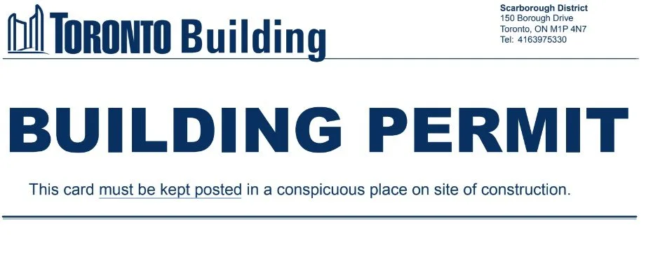 Toronto Construction Permits