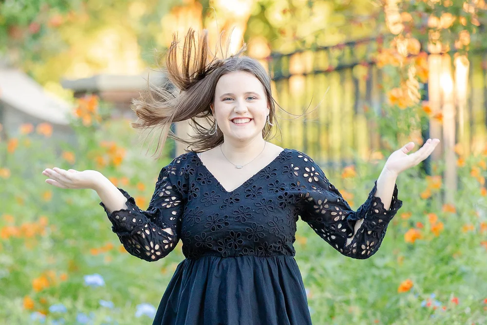 Alexis' Senior Girl Session at the Grapevine Botanical Gardens ...