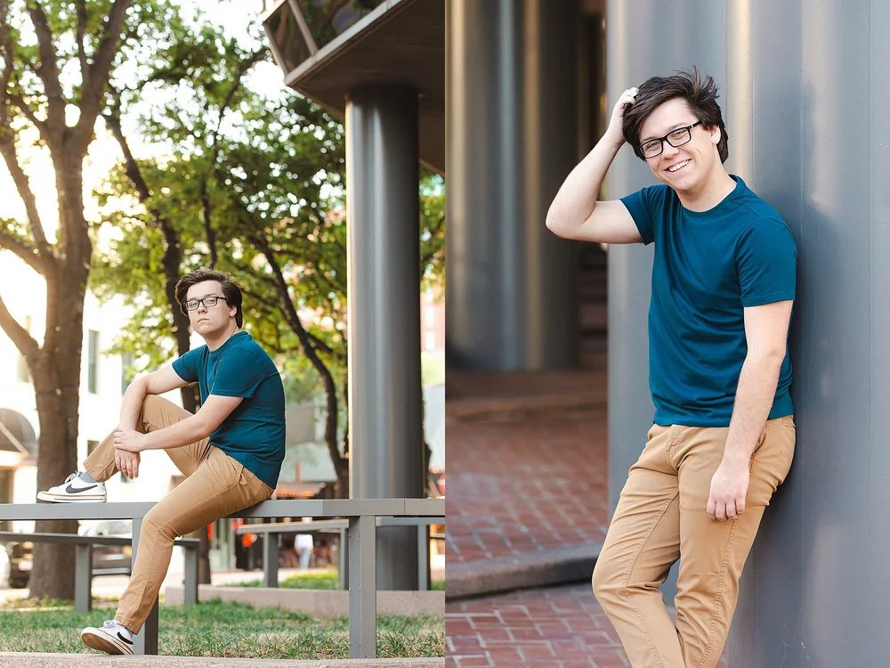 Hunter's "West Side Story" Senior Guy Session at Sundance Square ...