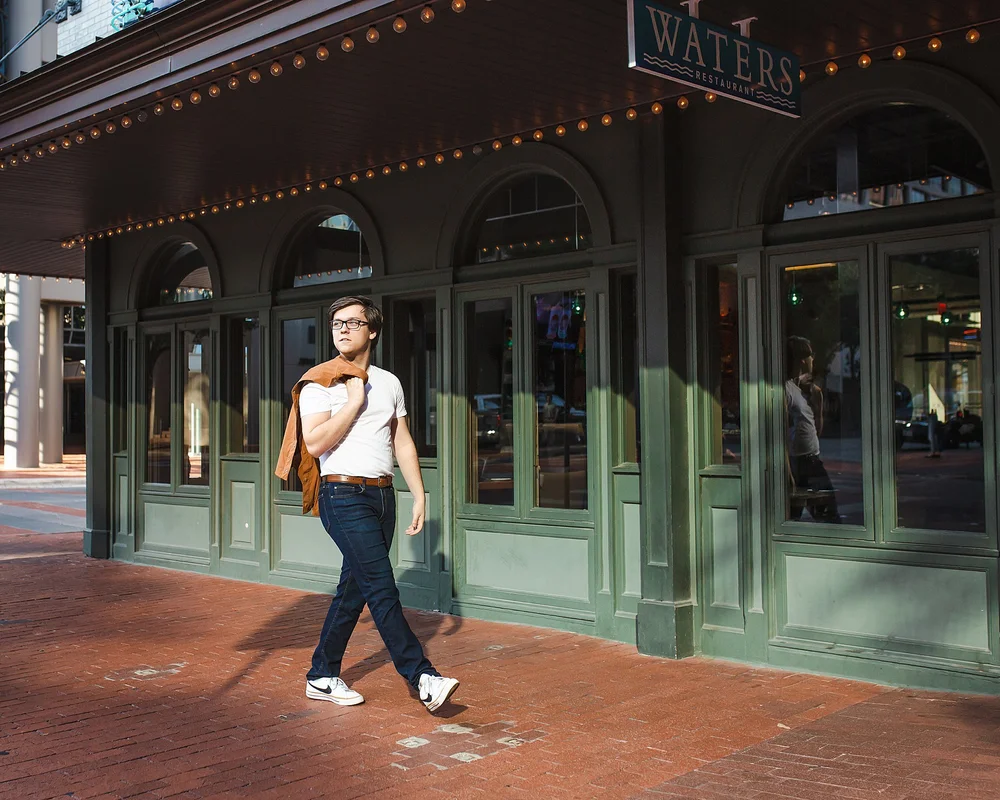Hunter's "West Side Story" Senior Guy Session at Sundance Square ...