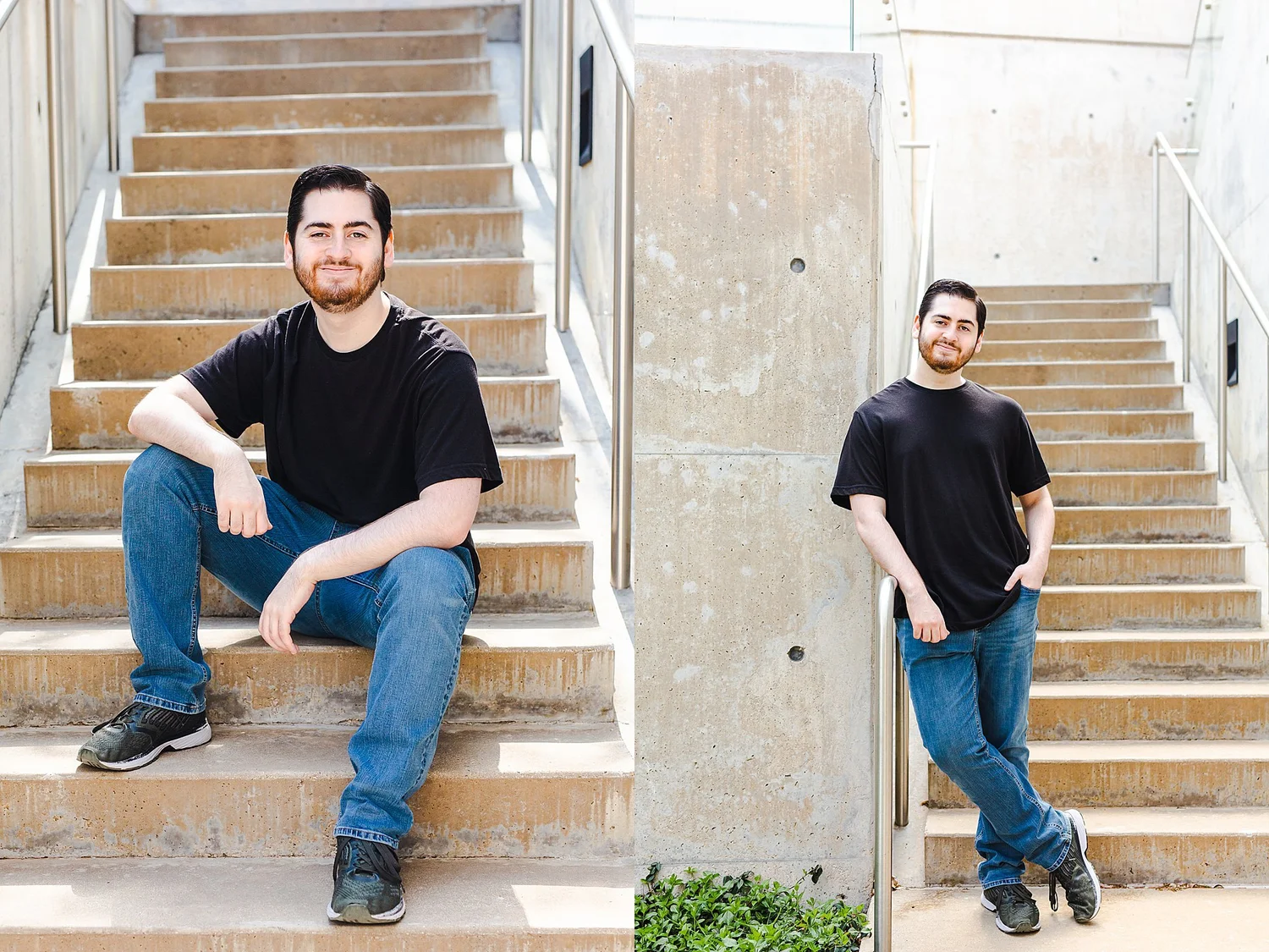 College Senior Photography Session at TCC Trinity River Campus — DeAndra Jarboe Photography