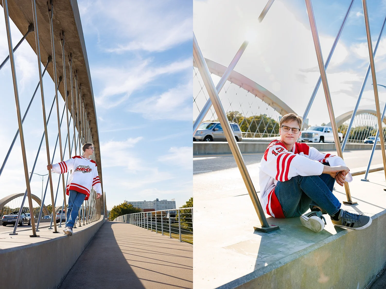 Mason’s Senior Portraits at West 7th St. Bridge — DeAndra Jarboe ...