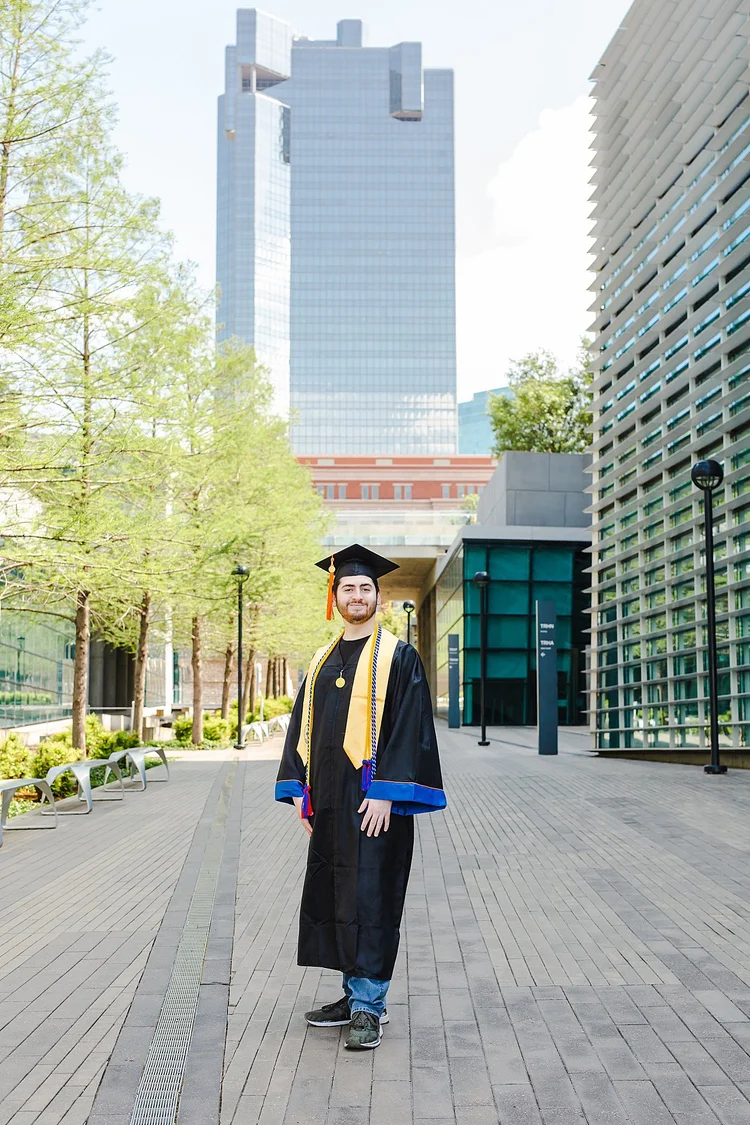College Senior Photography Session at TCC Trinity River Campus — DeAndra Jarboe Photography