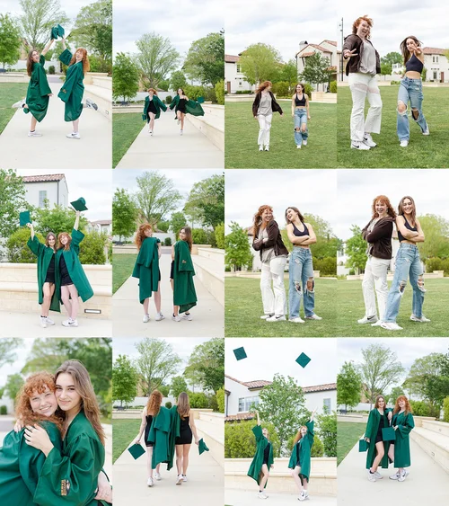 Senior Photos Best Friend Poses — DeAndra Jarboe Photography