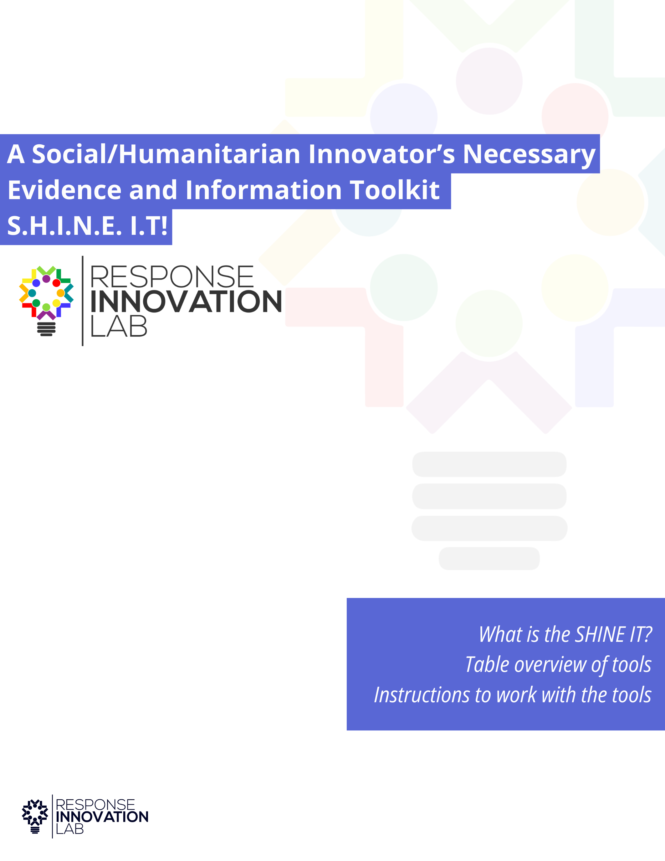 Toolkits — Response Innovation Lab