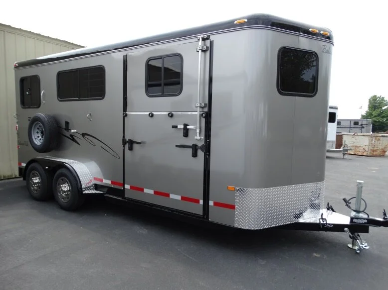 2 Horse Bumper Hitch XL Side Load — Balanced Ride Trailers